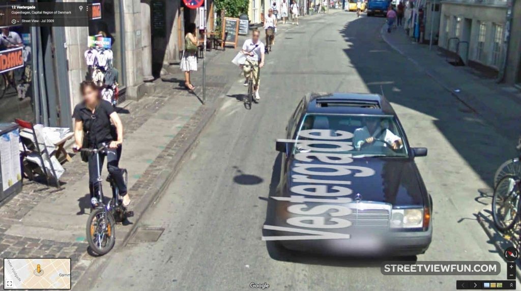 Bicycle accident in Copenhagen - STREETVIEWFUN