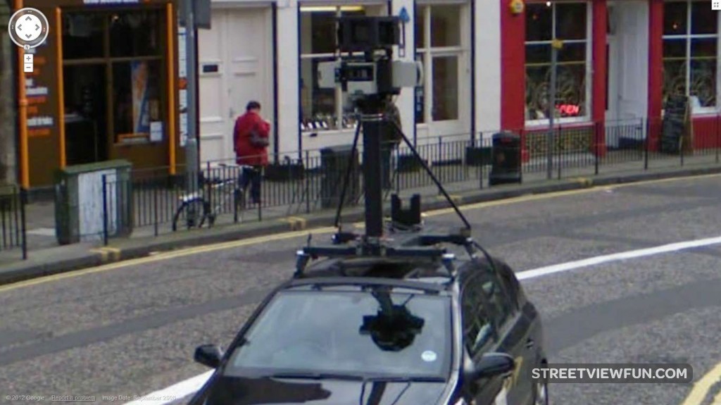 Google Street View camera in Edinburgh - STREETVIEWFUN