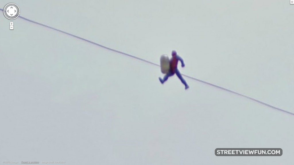 High wire act - STREETVIEWFUN