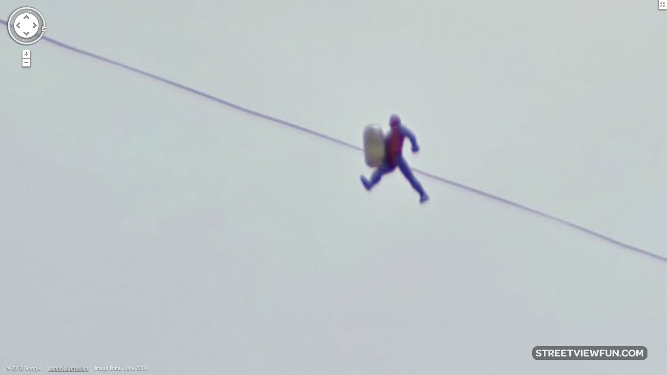 High wire act - STREETVIEWFUN