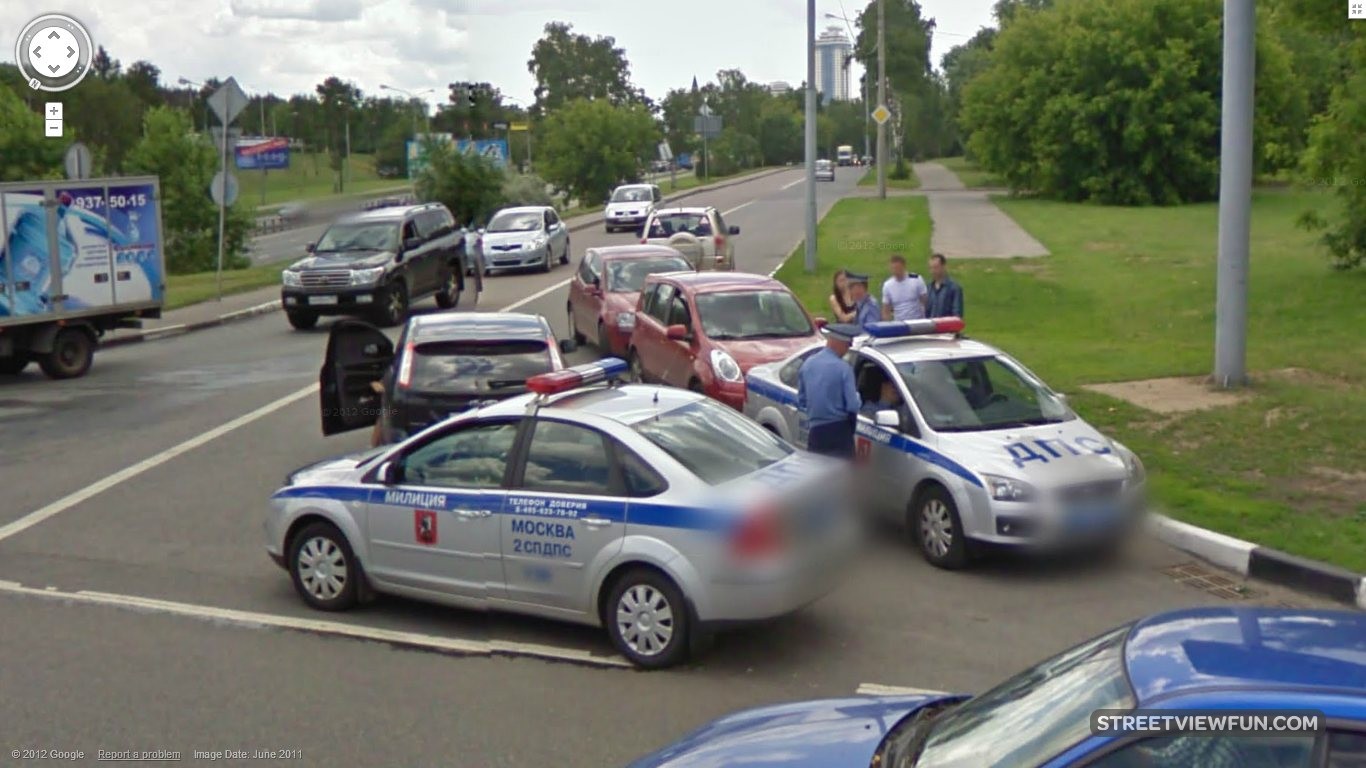 Police operation - STREETVIEWFUN