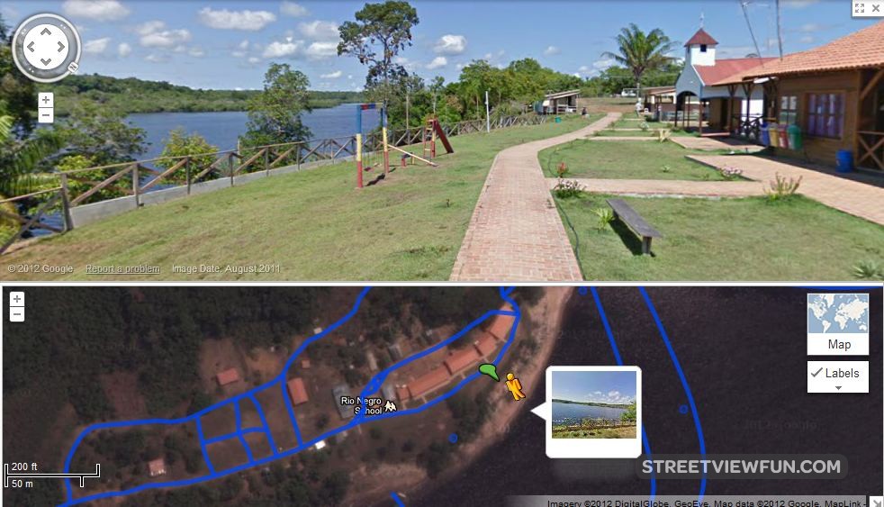 Street View now available from the Amazon river, Brazil! - STREETVIEWFUN