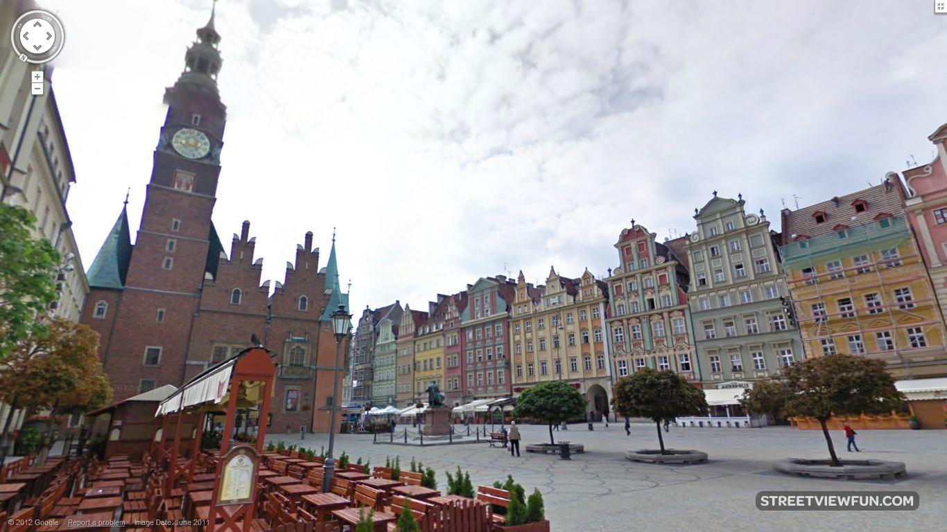Old town of Wroclaw is on Google Maps Street View - STREETVIEWFUN