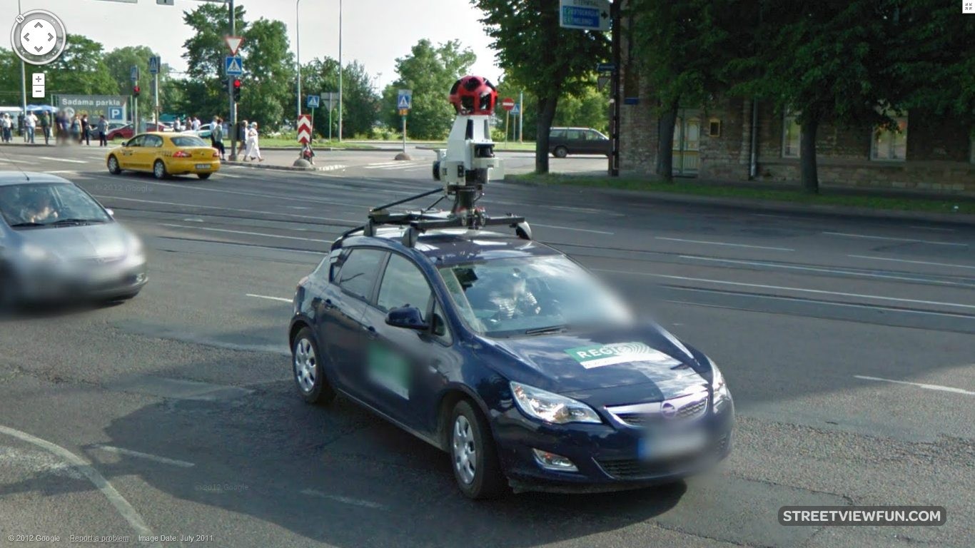 Female Street View driver in Estonia - STREETVIEWFUN