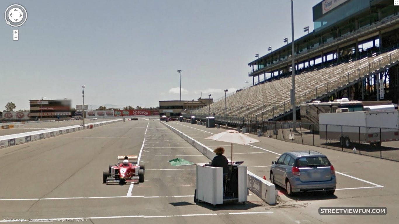 Pit lane indy cart - STREETVIEWFUN