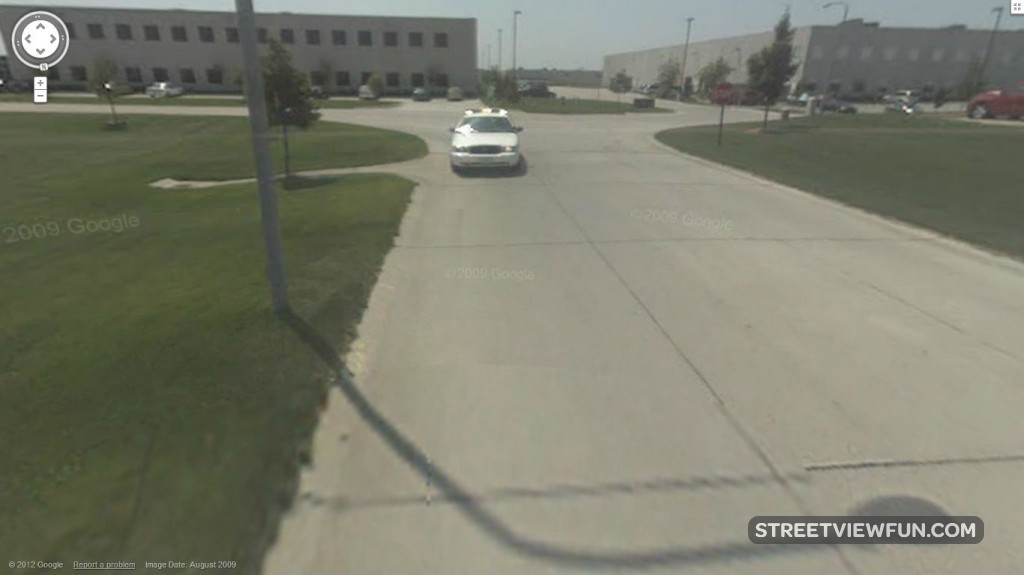Police chasing google car - STREETVIEWFUN