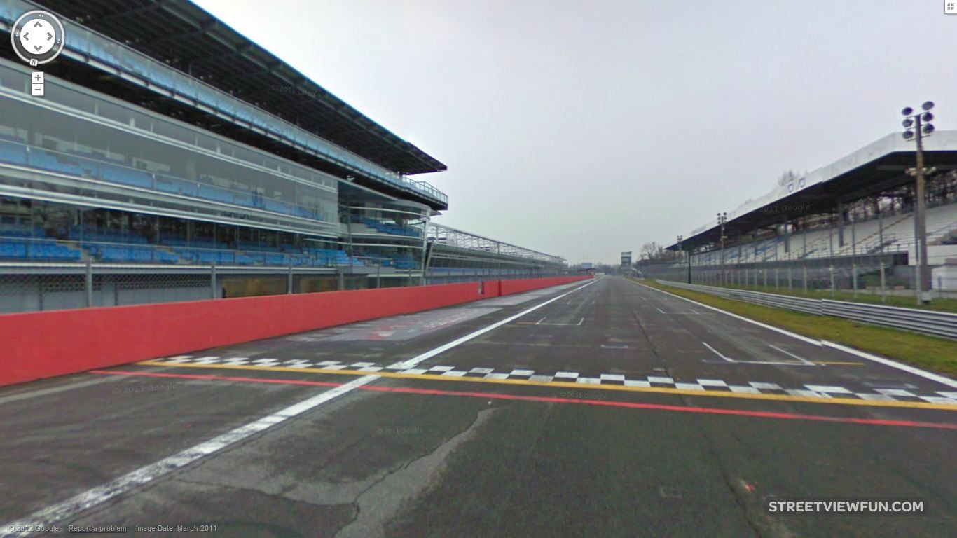 Monza race track in Italy now on Google Maps Street View - STREETVIEWFUN