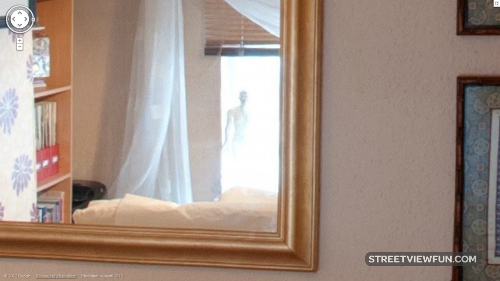 Google Street View found a ghost - STREETVIEWFUN