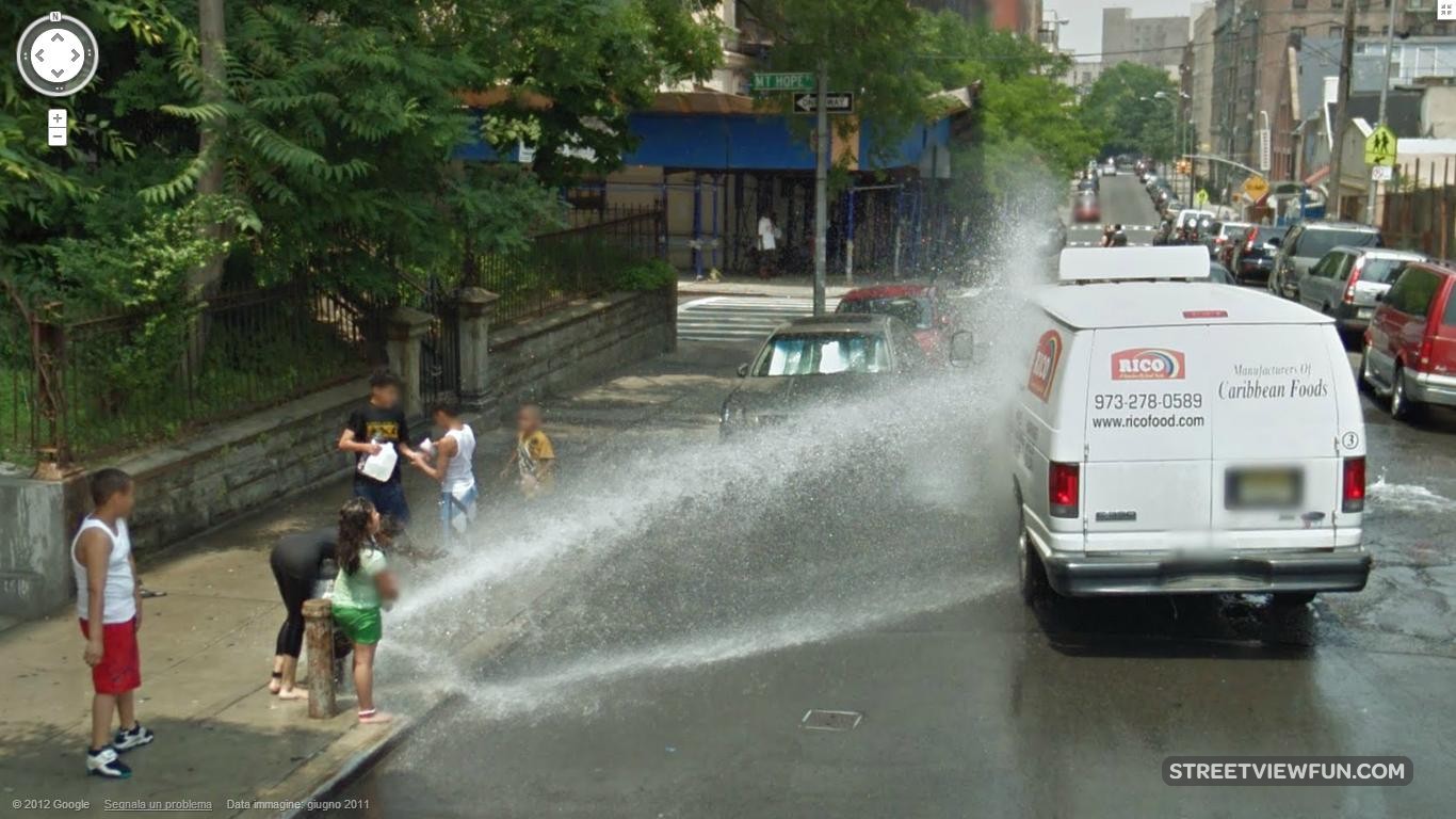 Kids Playing With Fire Hydrants In New York Streetviewfun