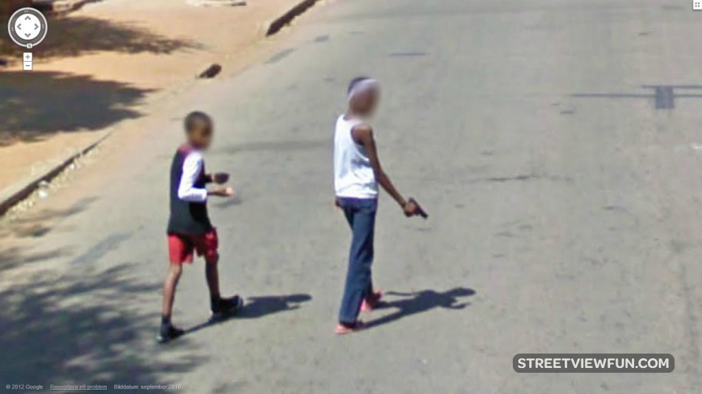 Just playing? - STREETVIEWFUN