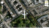 Airplane caught on Google Maps satellite images - STREETVIEWFUN
