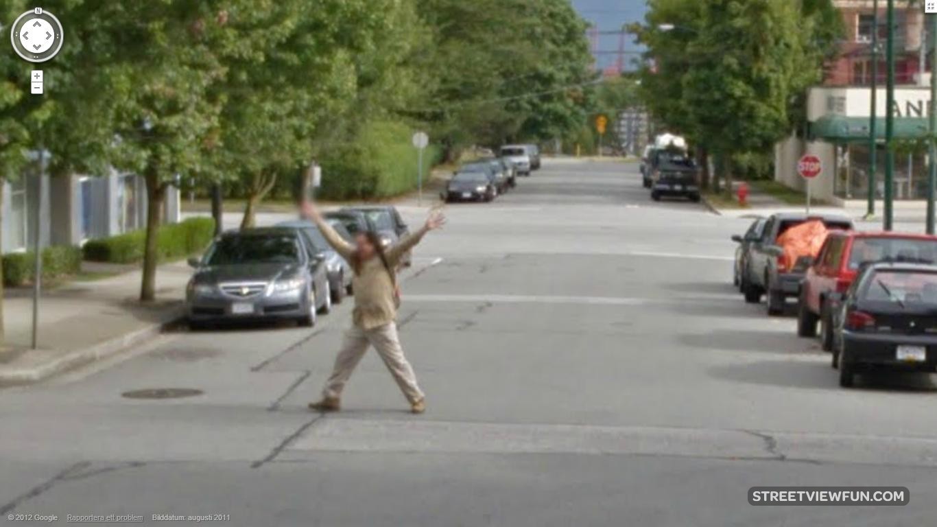 Check out this crazy guy - STREETVIEWFUN