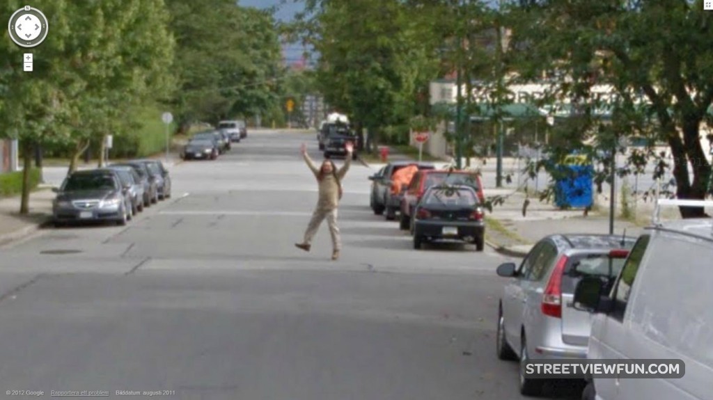 Check out this crazy guy - STREETVIEWFUN