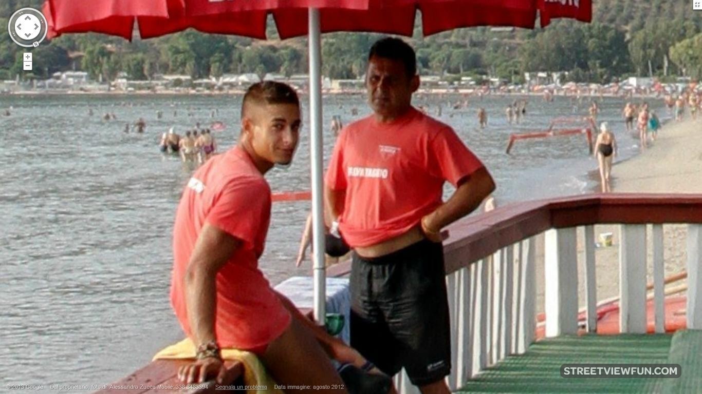 Blur failed for these Italian lifeguards - STREETVIEWFUN
