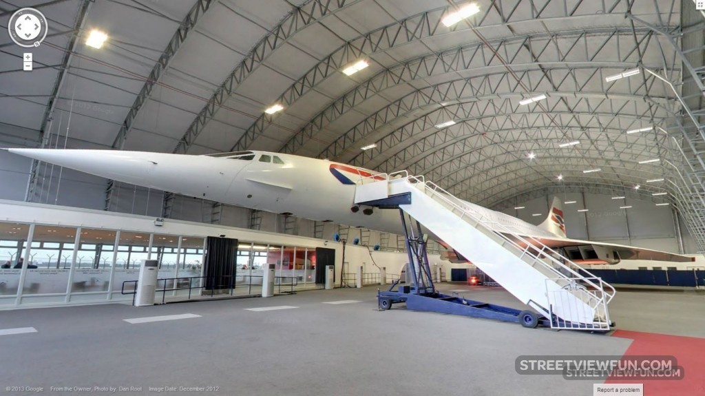 Concorde in Manchester - STREETVIEWFUN