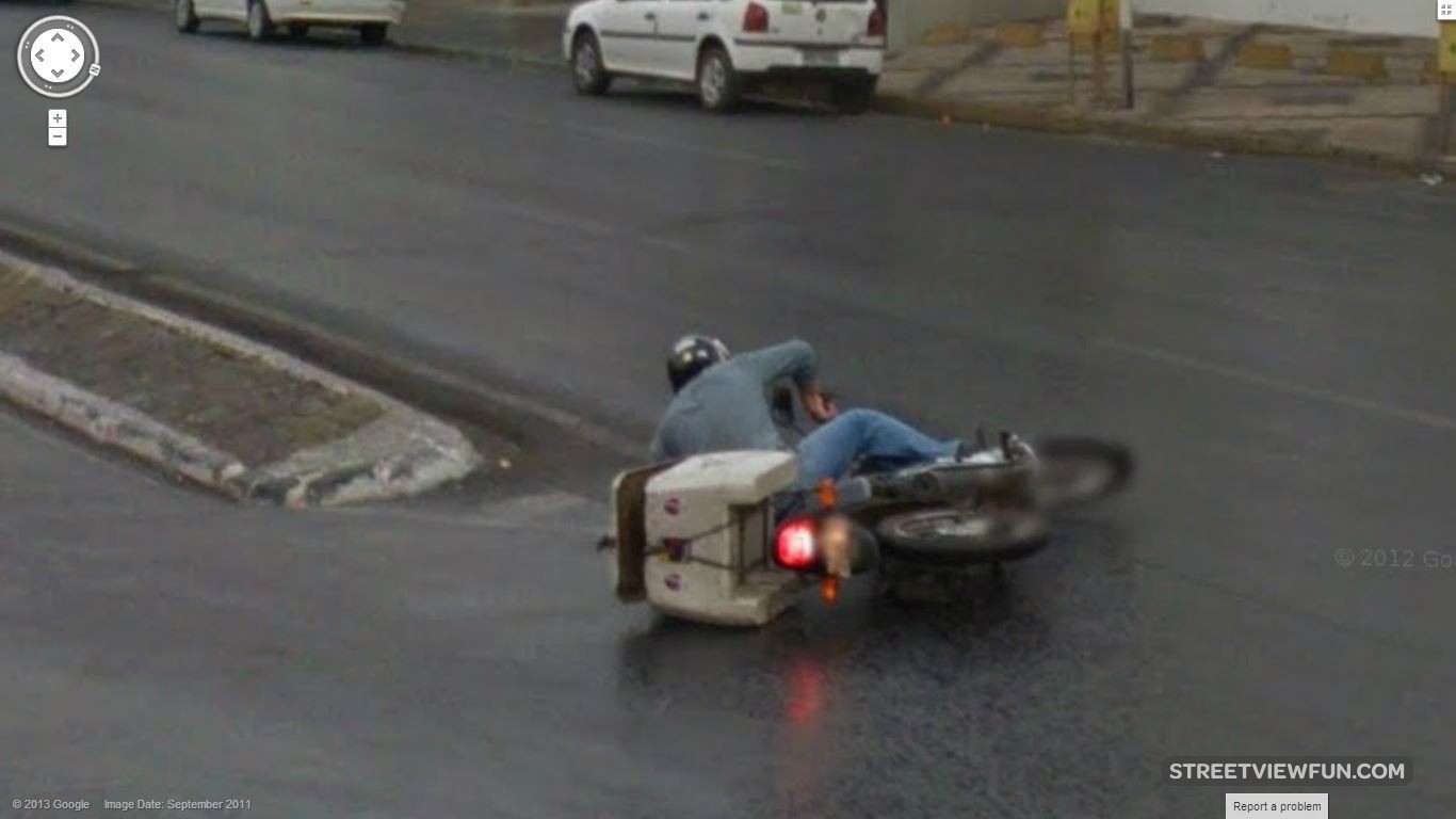 Man down - STREETVIEWFUN