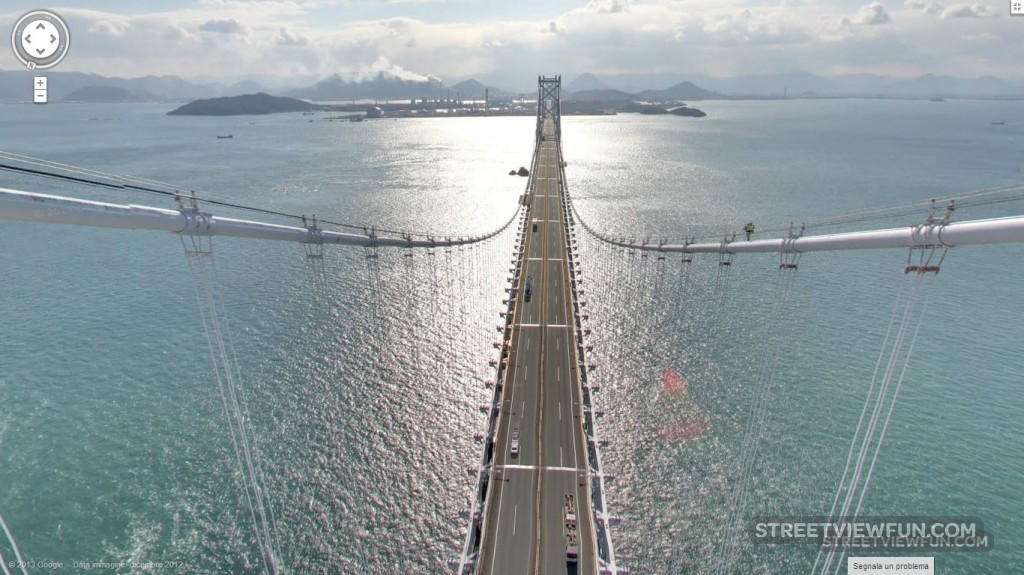 View from Great Seto Bridge - Japan - STREETVIEWFUN
