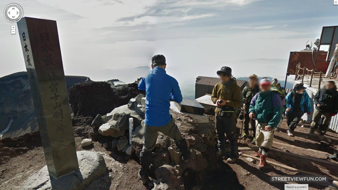 Google Street View now lets you climb Mount Fuji - STREETVIEWFUN