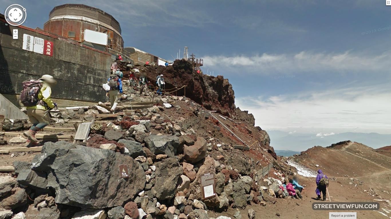 Google Street View now lets you climb Mount Fuji - STREETVIEWFUN