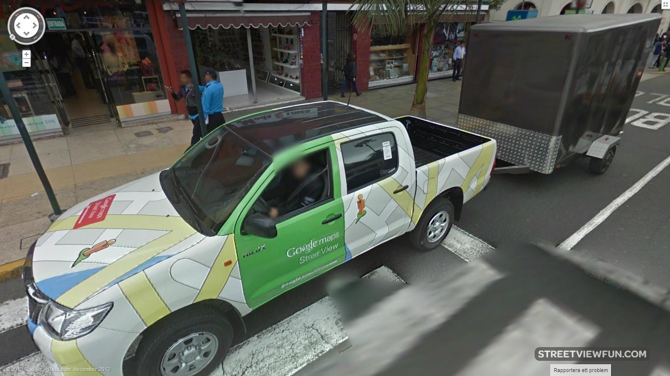 Google pickup with trailer in Peru – STREETVIEWFUN