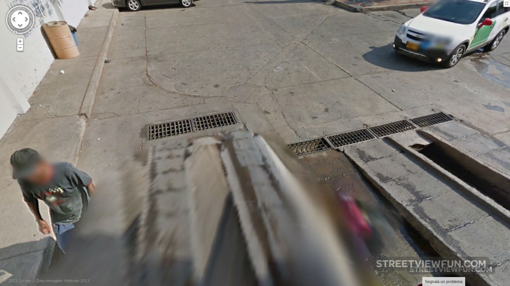 The Google cars need to check tires - STREETVIEWFUN