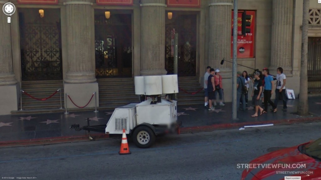 Filming at Jimmy Kimmel live abc - STREETVIEWFUN