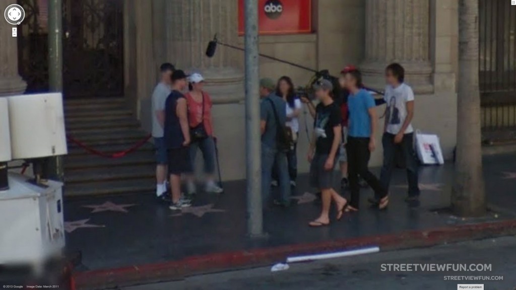 Filming at Jimmy Kimmel live abc - STREETVIEWFUN