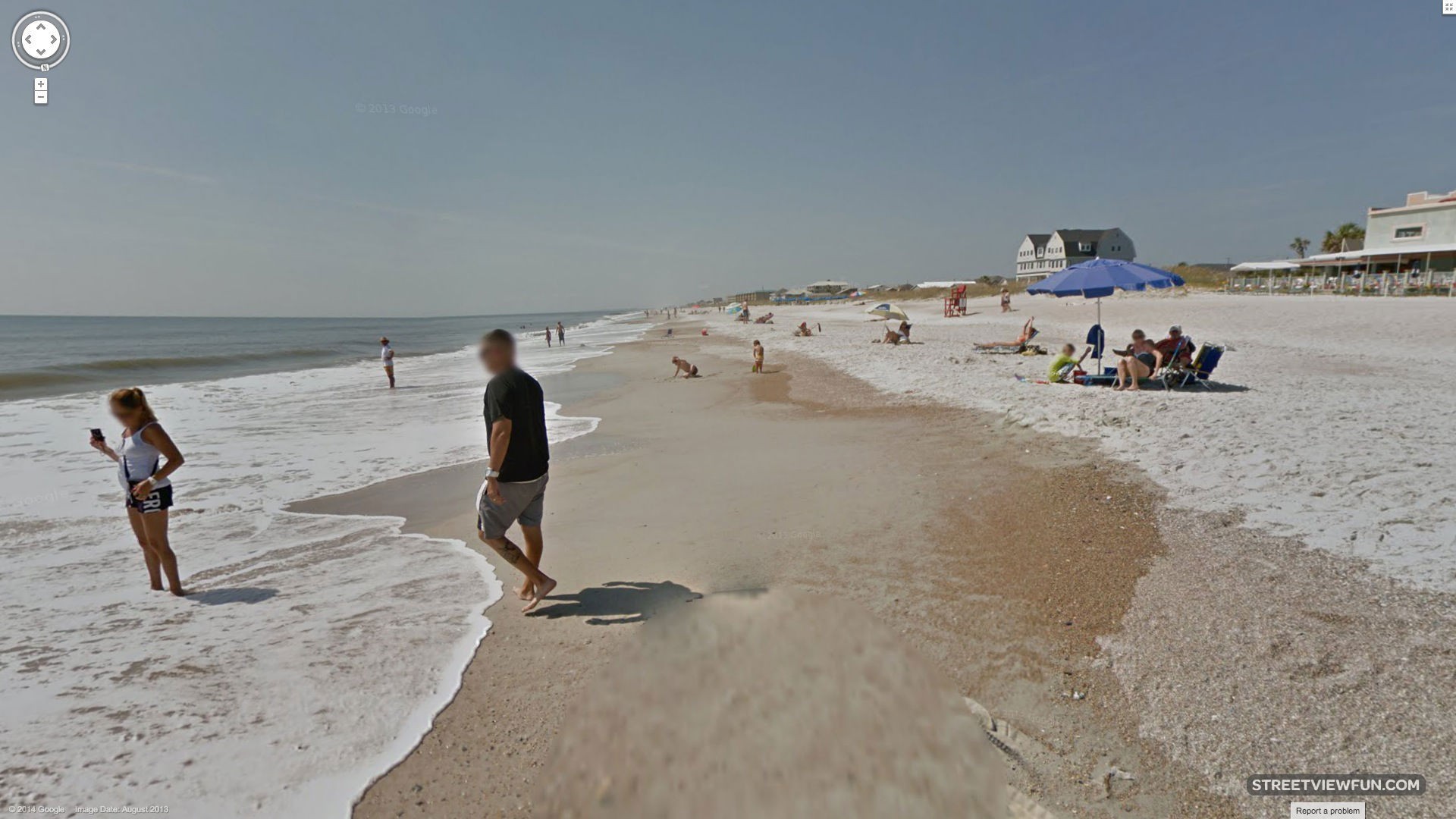Street View images from Florida beaches - STREETVIEWFUN