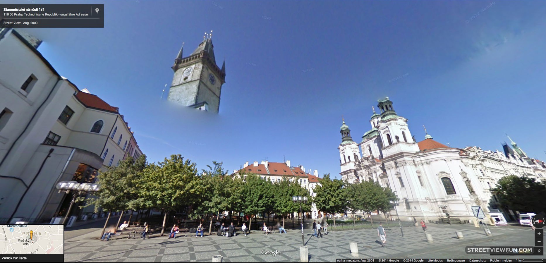 Flying tower - STREETVIEWFUN