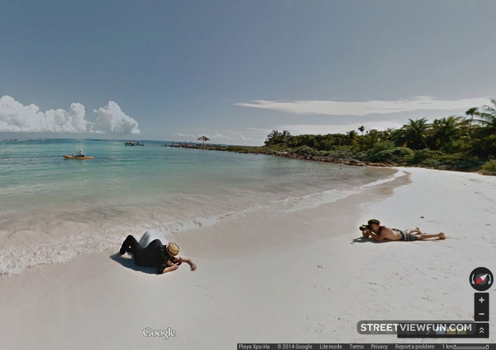 Photo shoot in the waves - STREETVIEWFUN