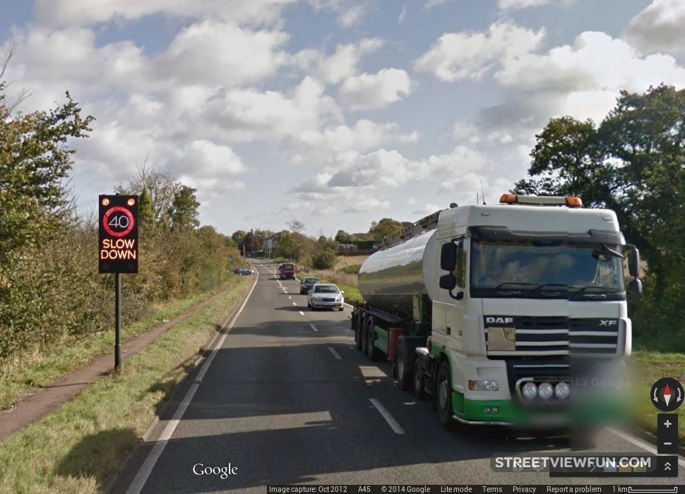 Google cam caught Street View driver speeding - STREETVIEWFUN