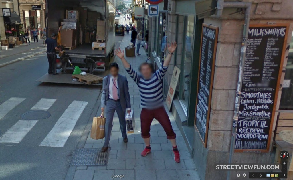 Swedish greeting - STREETVIEWFUN