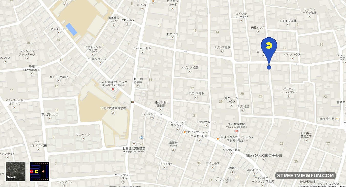 Play Pac-Man on Google Maps - STREETVIEWFUN