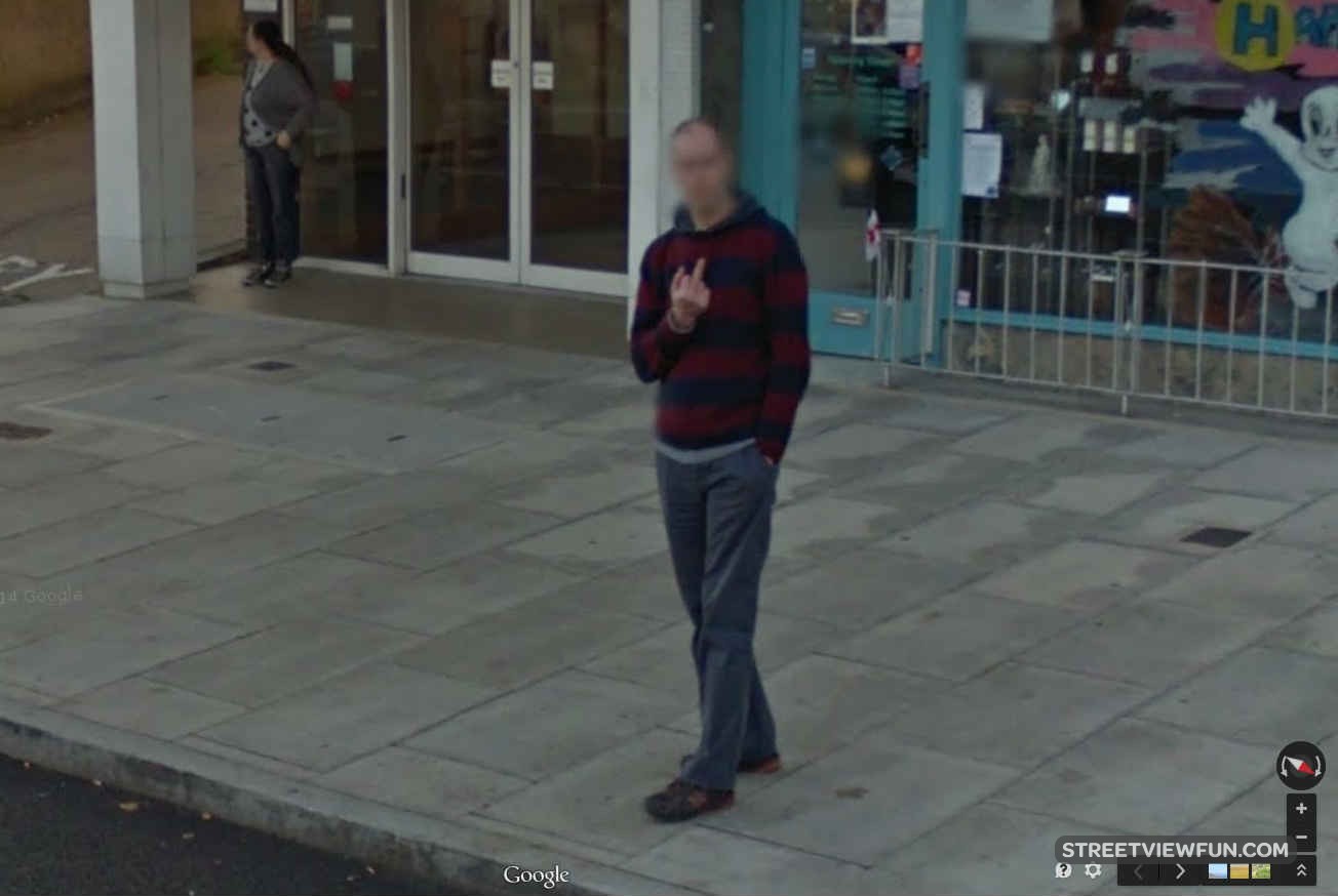 UK guy - STREETVIEWFUN