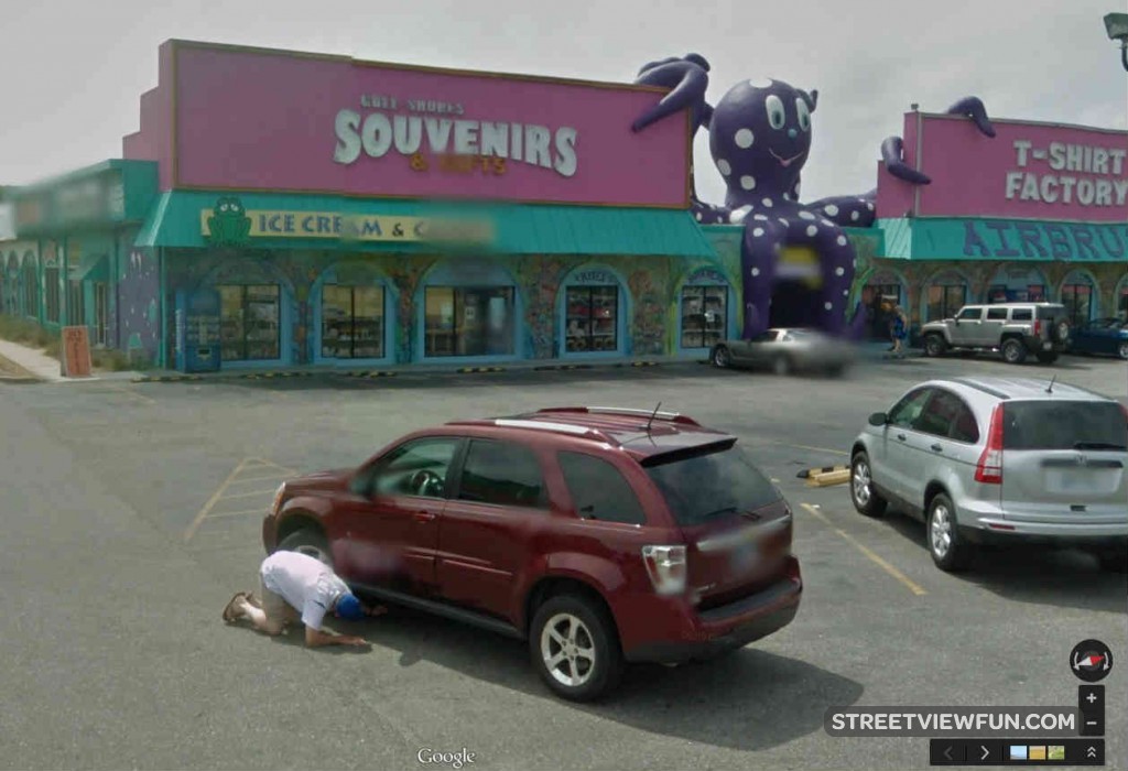 Do not worry, he is fond of - STREETVIEWFUN