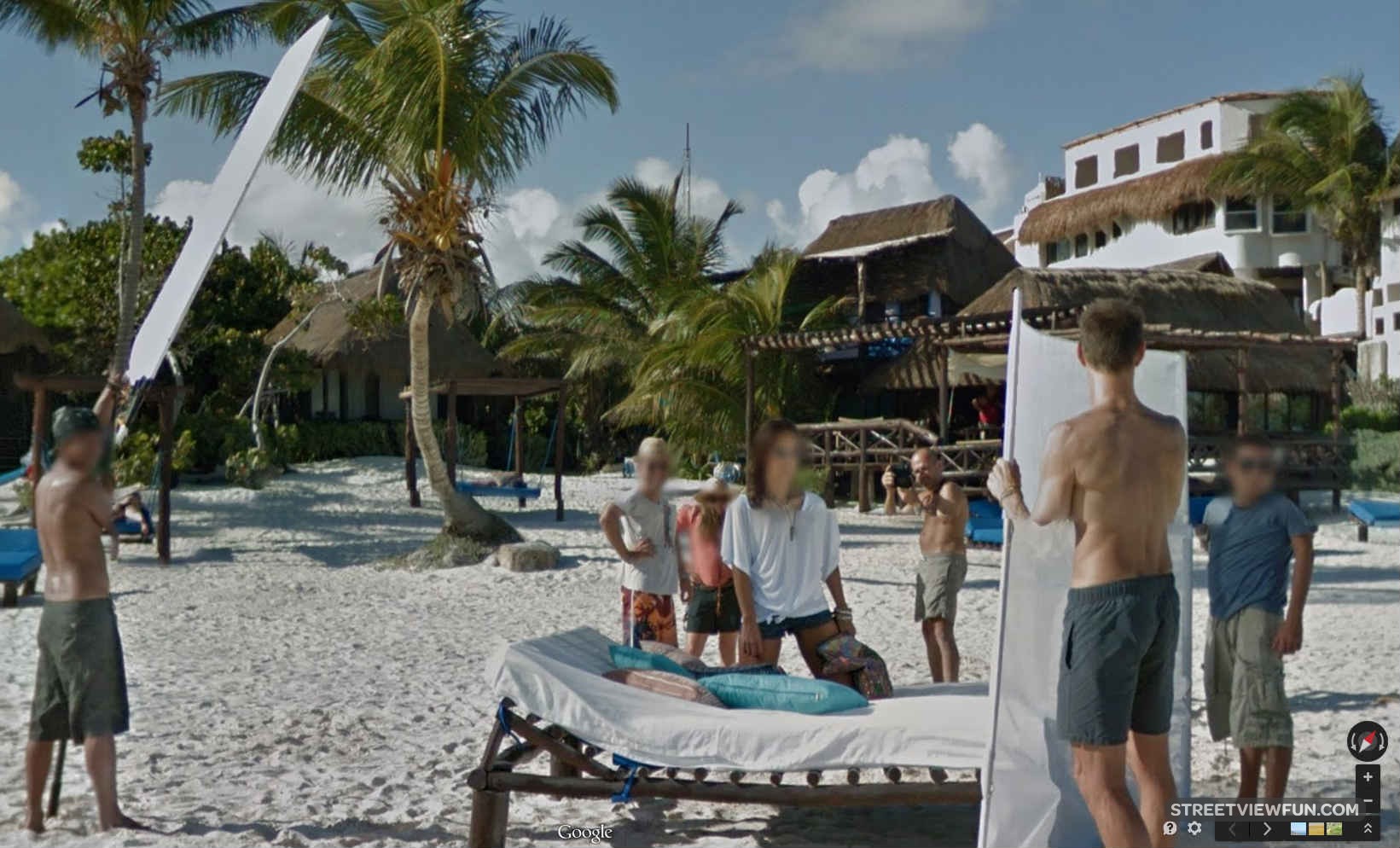 Model photo shoot - STREETVIEWFUN