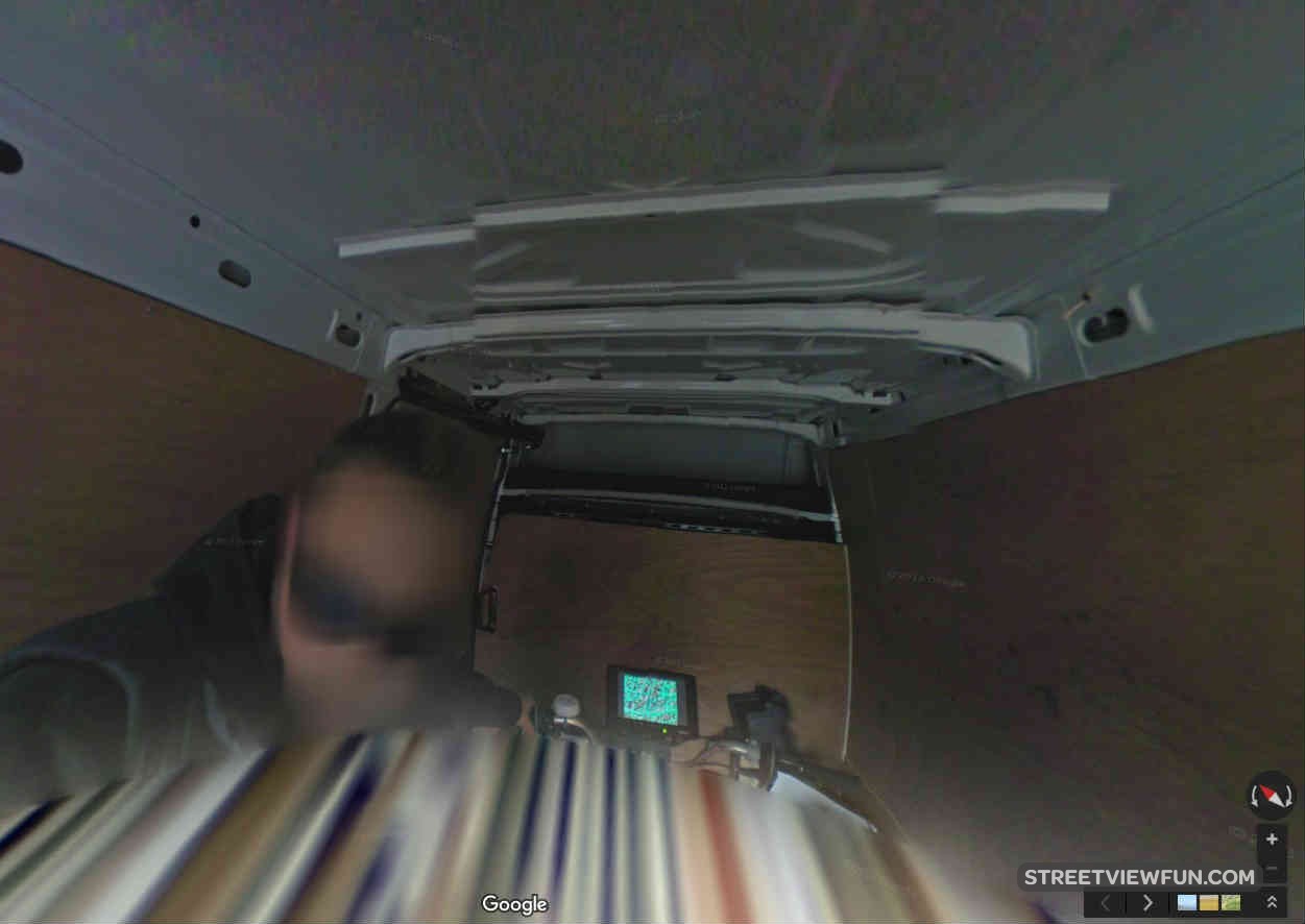 Inside the Google Street View van - STREETVIEWFUN