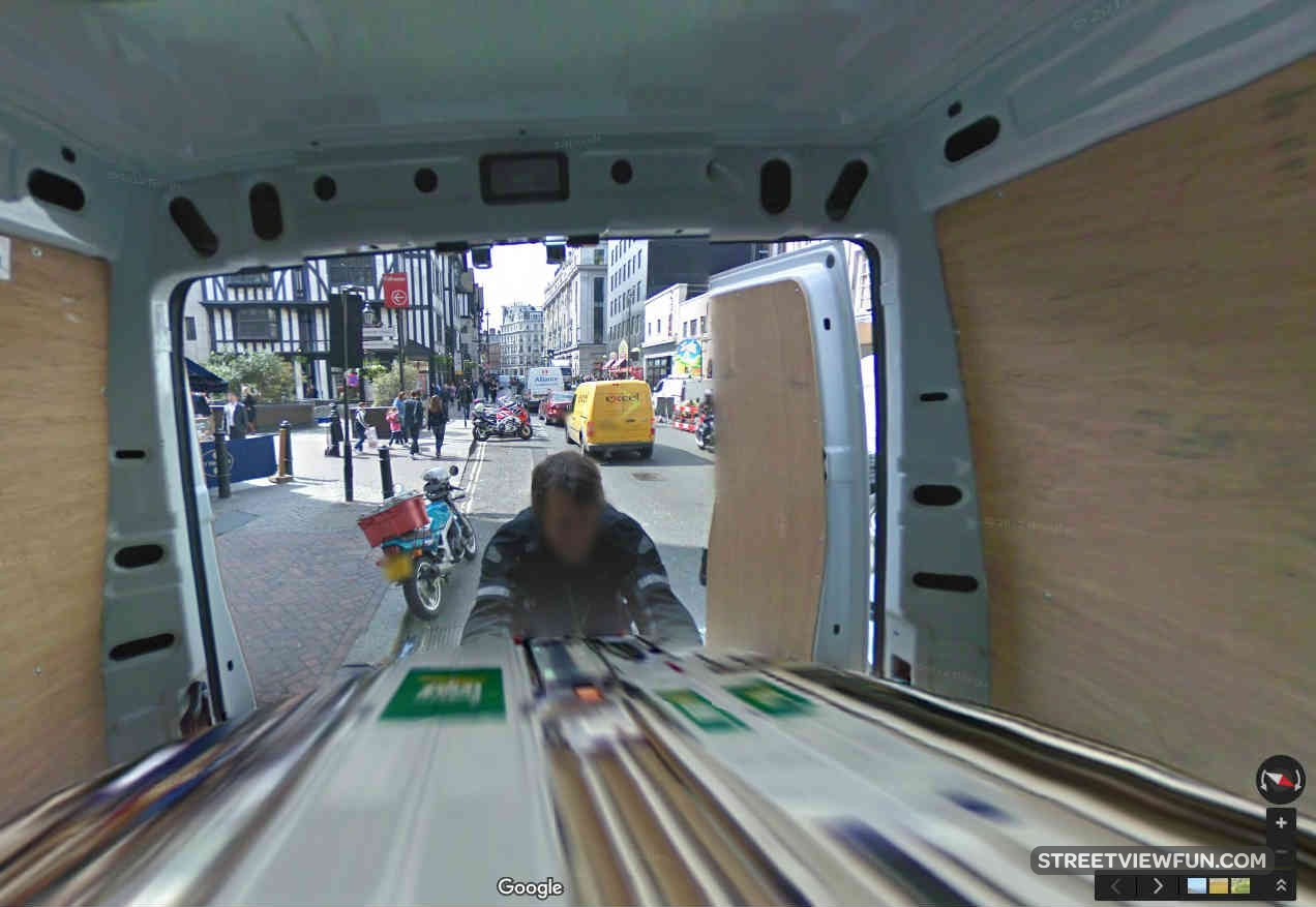 Inside the Google Street View van - STREETVIEWFUN