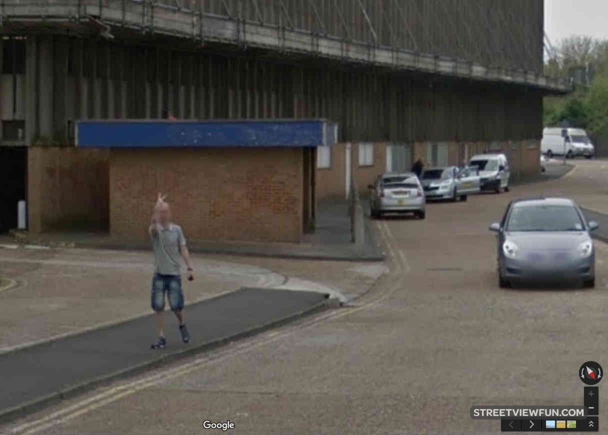 That's not very nice - STREETVIEWFUN