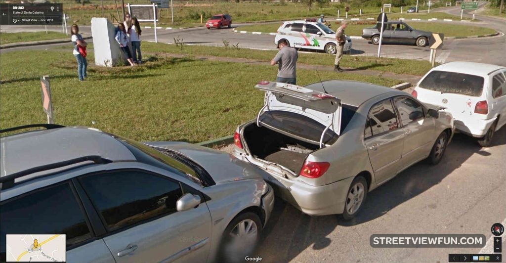 Car Crash - STREETVIEWFUN