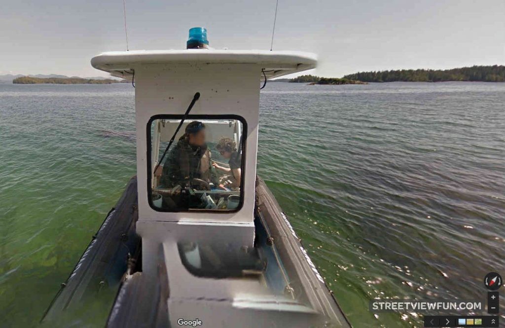 Google Street View go boating in Canada - STREETVIEWFUN