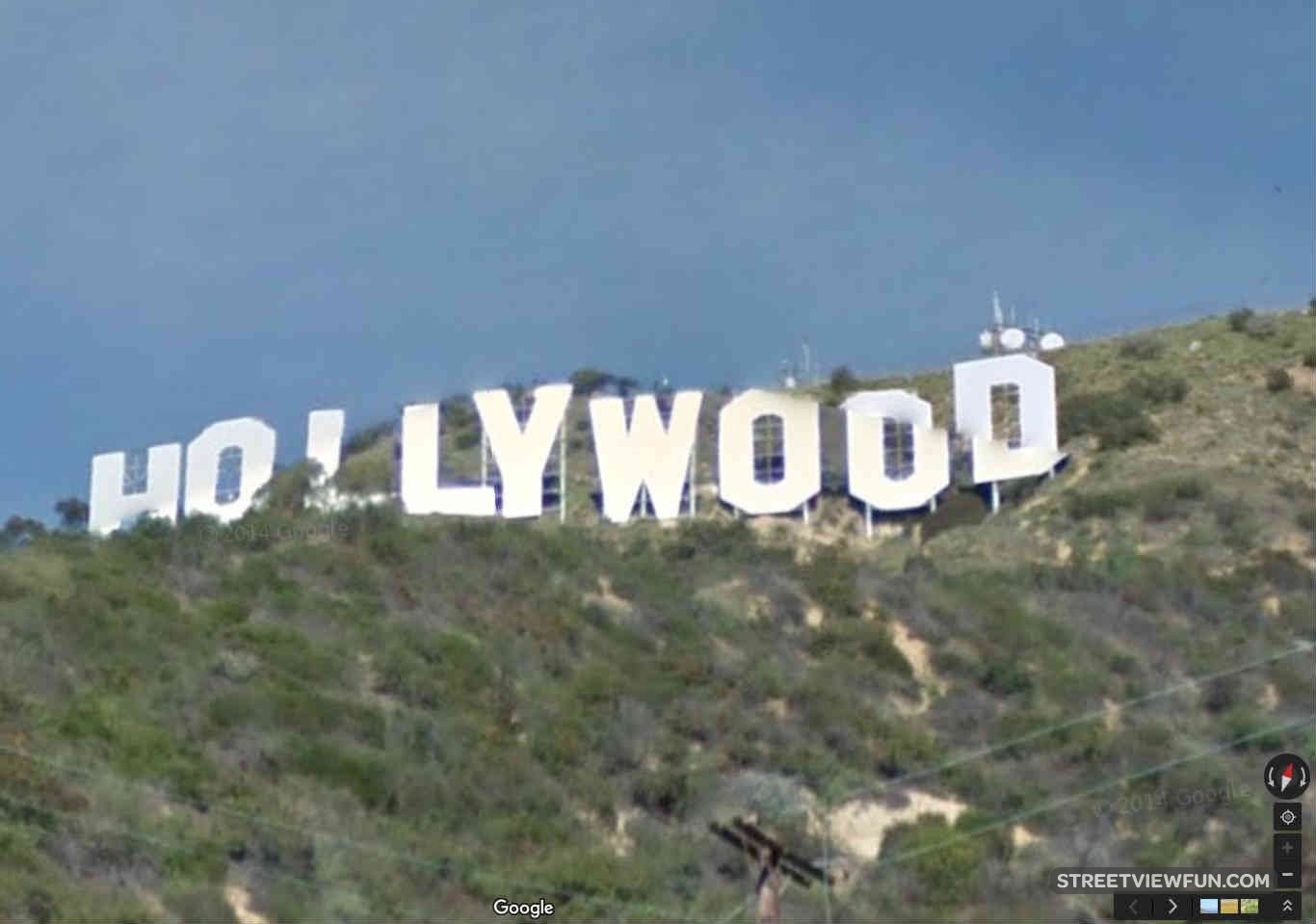 Photographing the Hollywood sign - STREETVIEWFUN