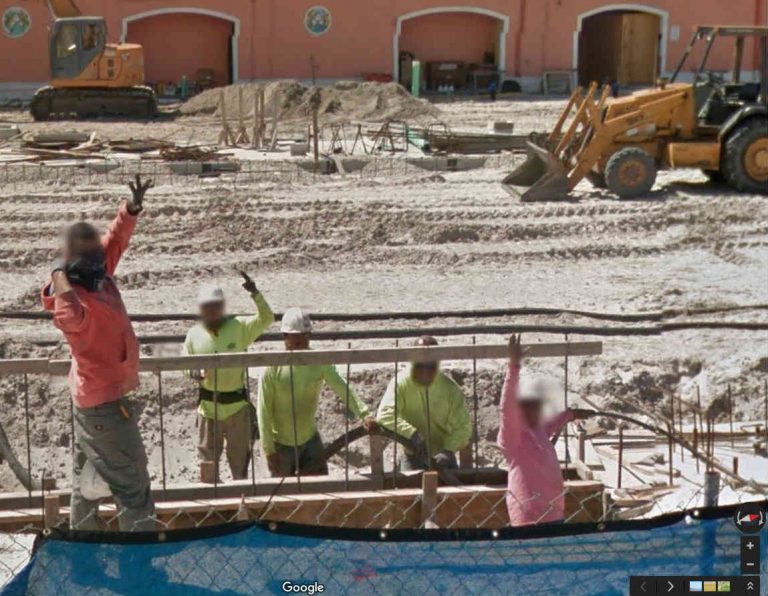 The construction guys - STREETVIEWFUN