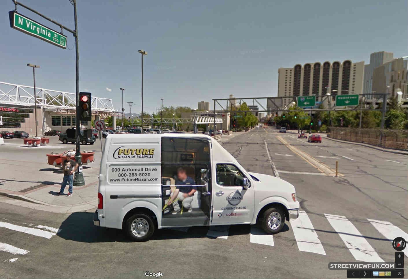 Guy in the van – STREETVIEWFUN