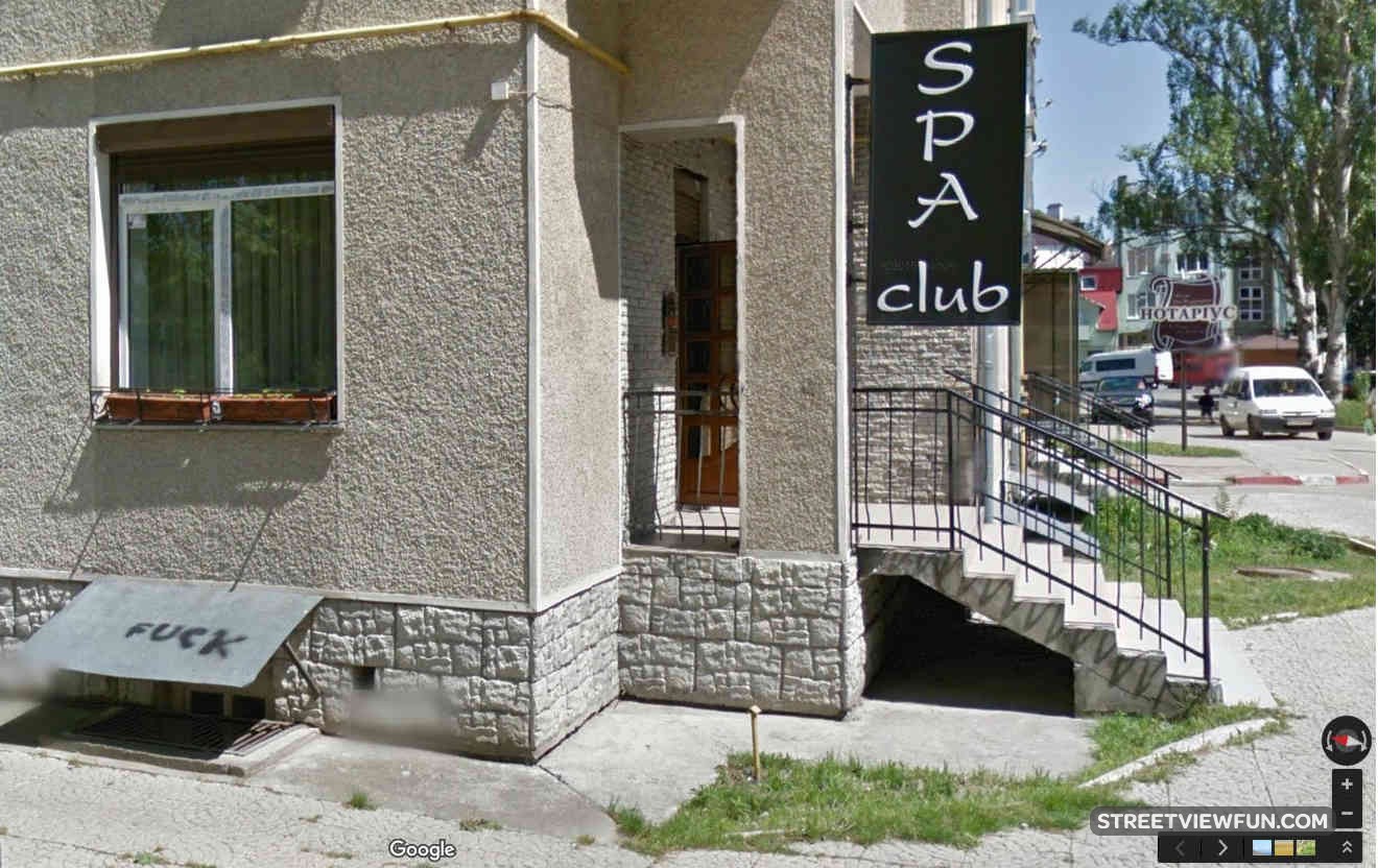 I wonder what they do at this Spa Club? - STREETVIEWFUN