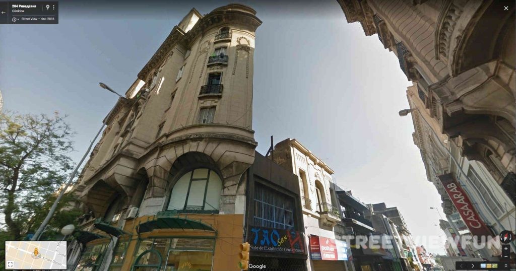 Thin building in Cordoba, Argentina - STREETVIEWFUN