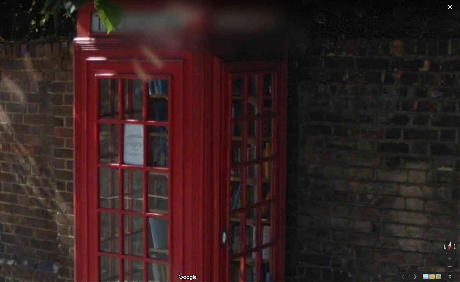 Telephone booths library - STREETVIEWFUN