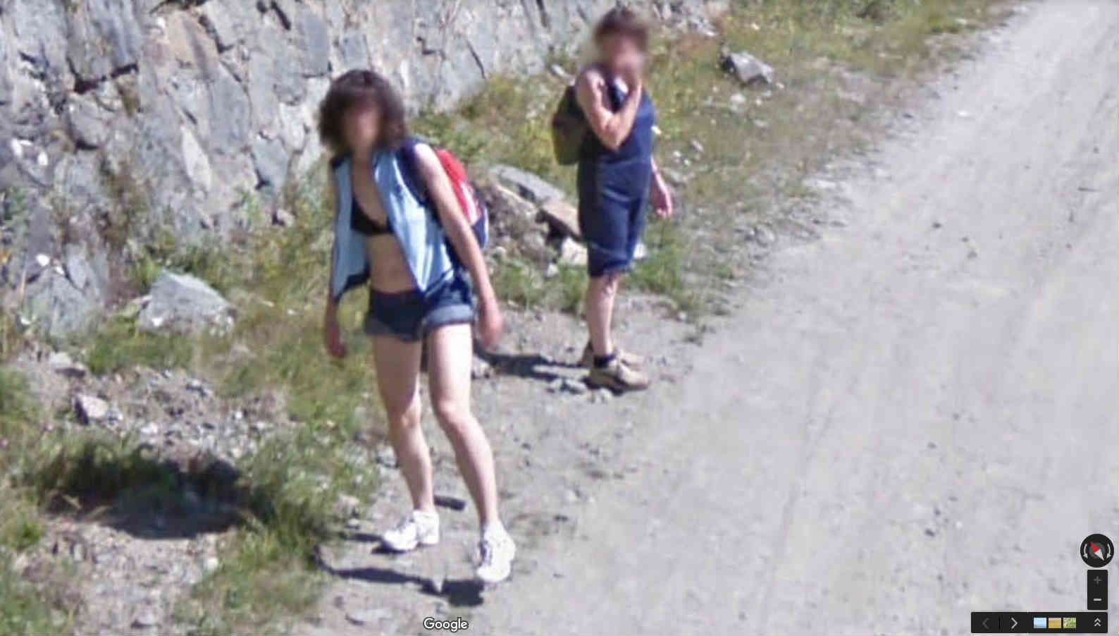 Open shirt... - STREETVIEWFUN