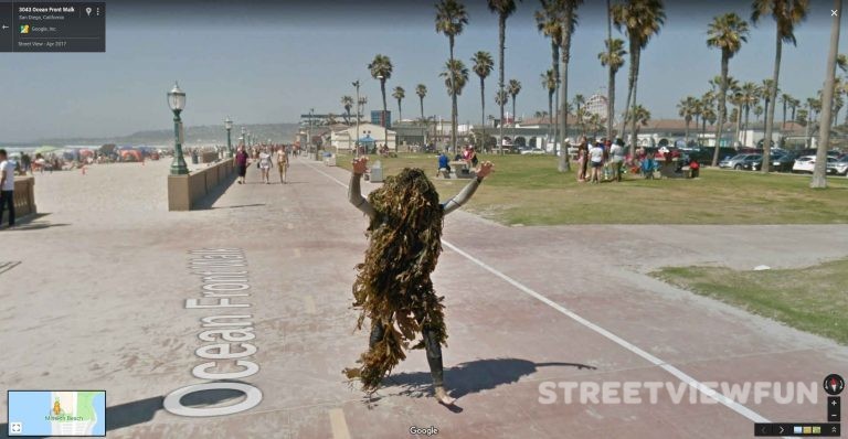 Sea monster - STREETVIEWFUN