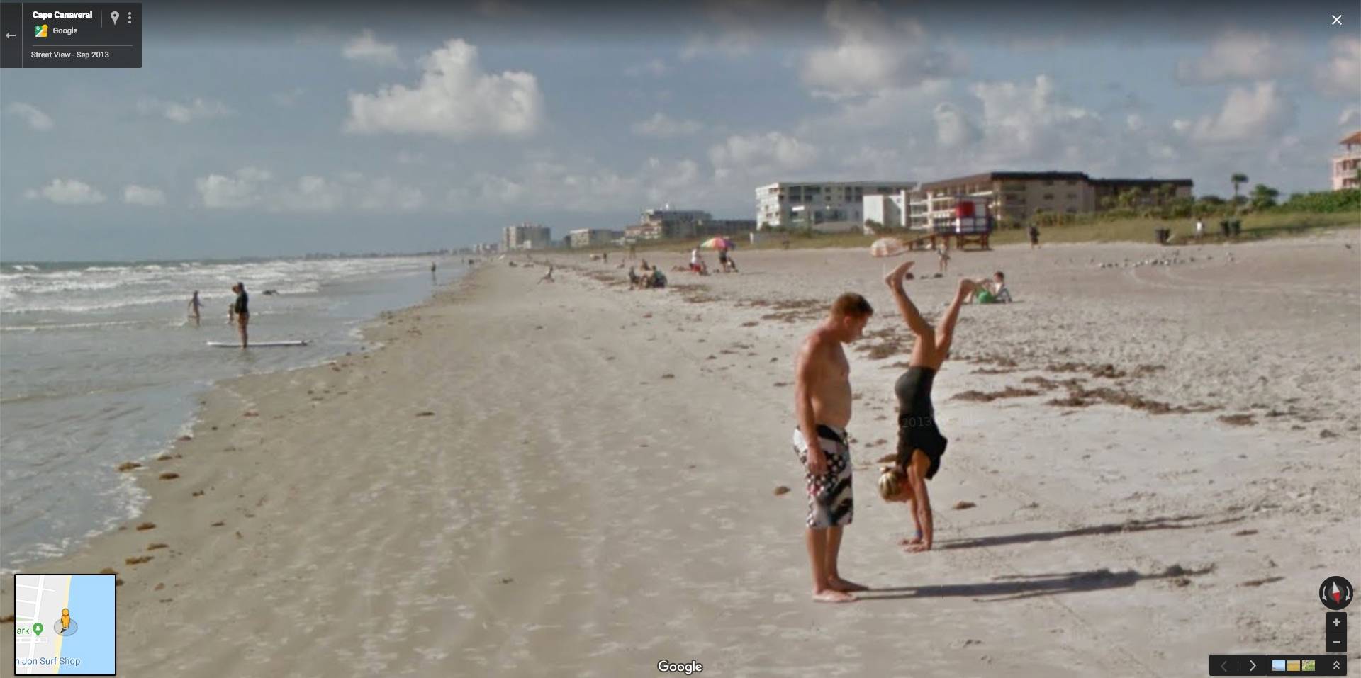 Nice handstand - STREETVIEWFUN